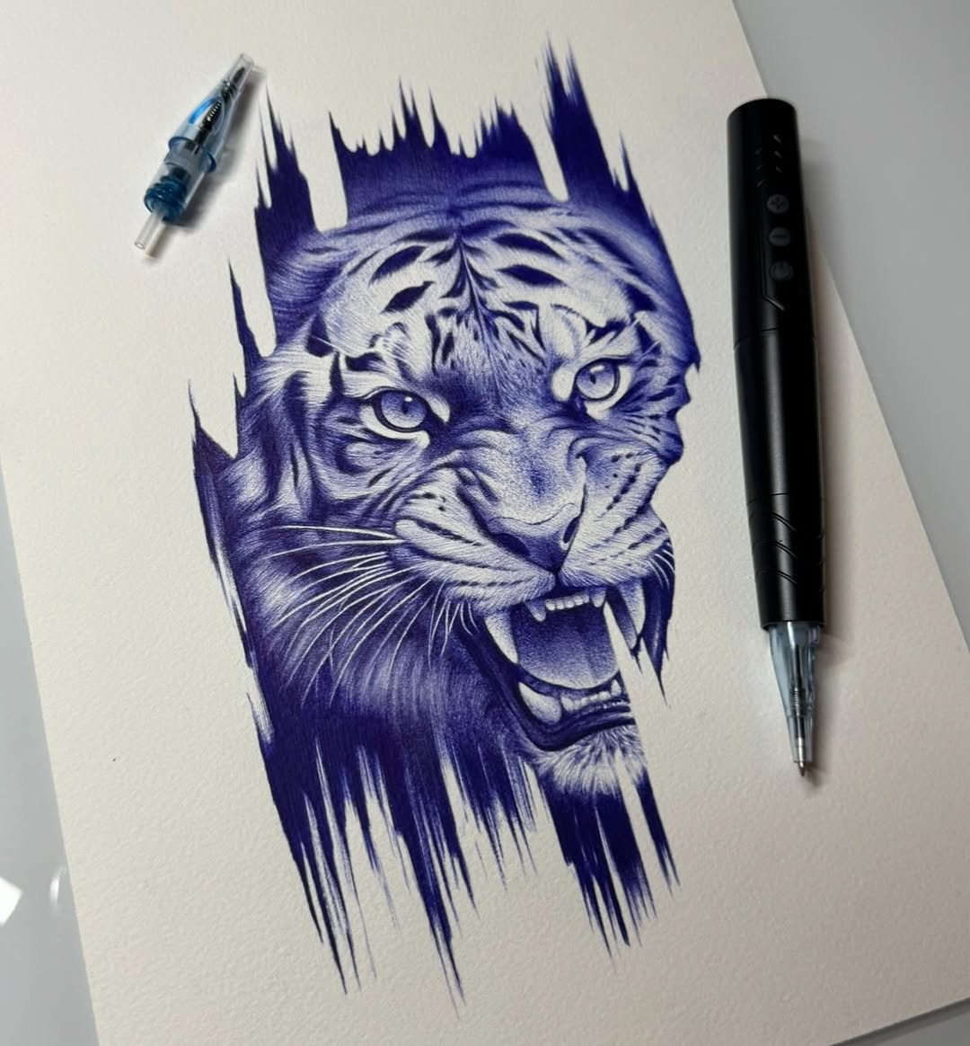 Inlumino Heart Ink - Practice Tattoo & PMU Cartridges